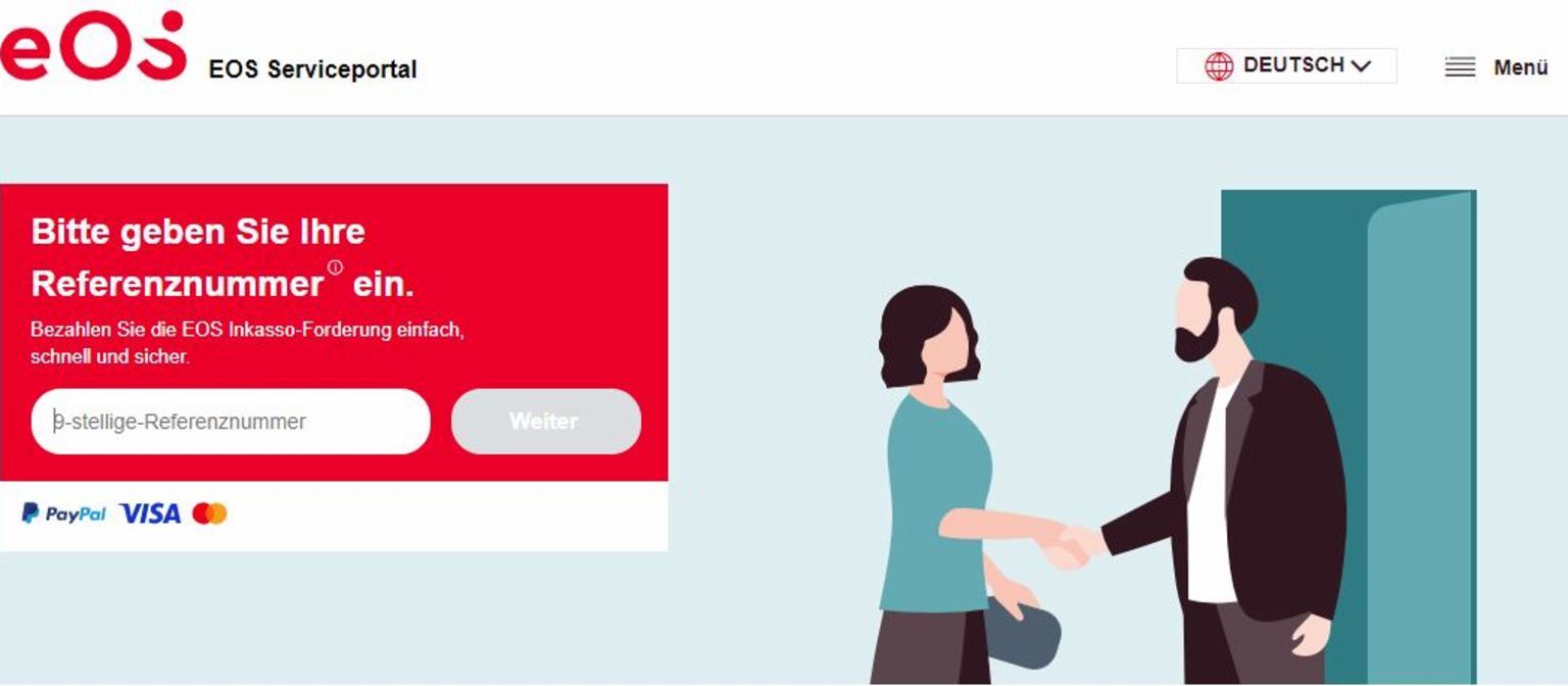 Neue Zahlungsmöglichkeiten mit dem EOS Serviceportal - EOS in der Schweiz
